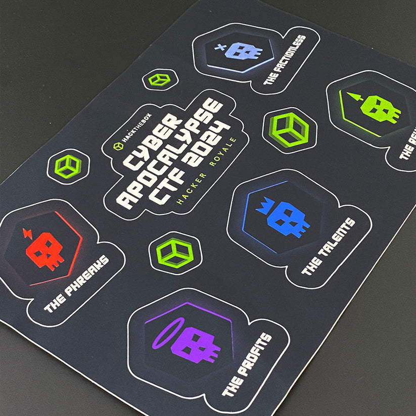 Cyber Apocalypse 2024 Sticker Sheet – Hack The Box